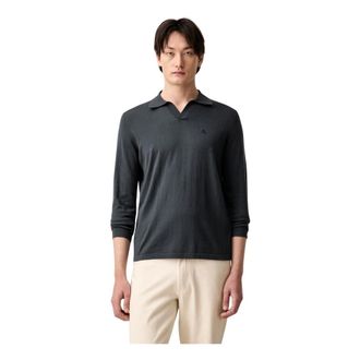 Marc O'Polo Pull col en V - Homme - Tops - Gris - Taille: M