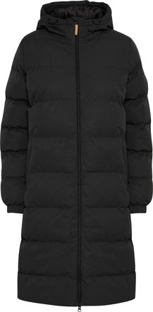 North Bend NBElla Damen Steppmantel Winterjacke Outdoorjacke atmungsaktiv wasserdicht Winddicht mit Kapuze Rei&szlig;verschlusstaschen TPU-Membran, Gr&ouml;&szlig;e:40, Farbe:Bla