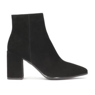 Kazar Schwarze Wildleder-Spitzenstiefel - - Shoes - Damen - Schwarzk - 38 EU