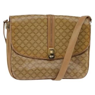 Celine Sac bandouli&egrave;re Vintage Pre-owned - Femme - Pre-owned - Beige - Taille: ONE Size