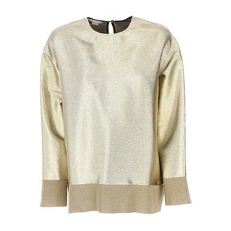 Stella McCartney Casual Baumwoll-T-Shirt - - Blouses & Shirts - Damen - Gelb - M