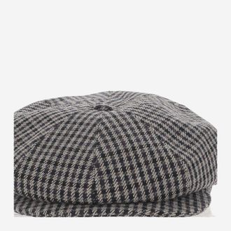 Tagliatore Mens Hat Wool-Blend Grey