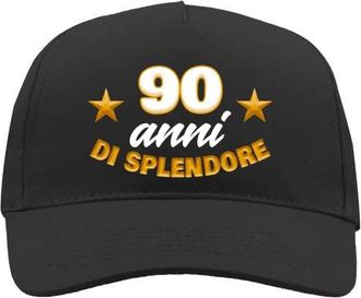 Generico Casquette 90 Ans pour Homme Grand-p&egrave;re retrait&eacute; Anniversaire Gadget Cadeau - splendeur 90 Ans, 90 ans, Taille Unique