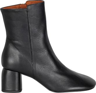 Ángel Alarcón Angel Alarcon, Femme, Chaussures, Noir, Taille: 41 EU Bottine en cuir avec bout rond