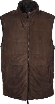 Baldinini Homme, Vestes, Brun, Taille: XS Suede Vest