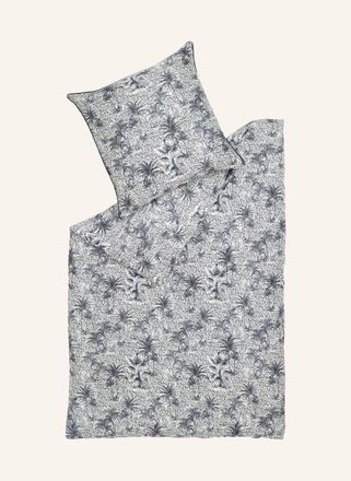 Sportalm Satin Bettw&auml;sche Palms blau