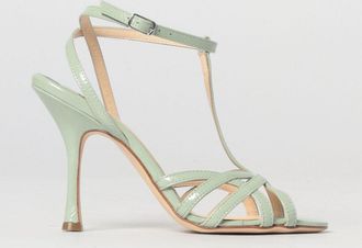 Anna F. Sandalen Mit Absatz Damen Farbe Sage Gr&uuml;n