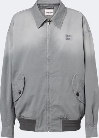 Miu Miu Blouson aus Baumwoll-Twill