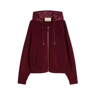 Pennyblack Femme, Sweatshirts et sweats &agrave; capuche, Rouge, Taille: 40 FR Bomber Jacket