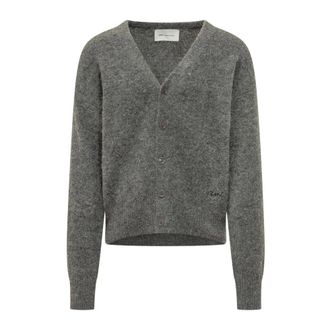 Ami V-Ausschnitt Cardigan - - Knitwear - Herren - Grau - XS