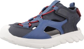 Geox Herren J Airadyum Bo Sandal, Navy Red, 38 EU