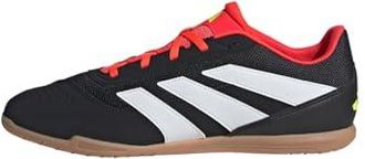 adidas Mixte Predator Club Indoor Sala Football Boots Chaussures, Core Black/Cloud White/Solar Red, 39 1/3 EU
