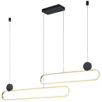 Trio Leuchten Gebraucht] Trio Lighting Led H&auml;ngeleuchte Grant Dimmbar Cct Messing Deckenlampe Pendellampe B-Ware