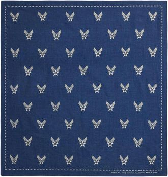 Ralph Lauren Homme, Accessoires, Bleu, Taille: ONE Size &Eacute;charpe Carr&eacute;e &agrave; Motifs &Eacute;toiles