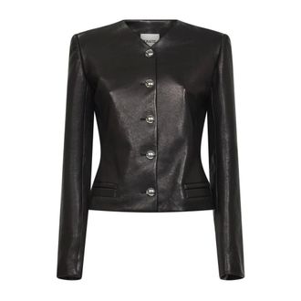 Khaite Femme, Vestes, Noir, Taille: 34 FR Leather Vestes