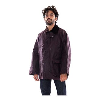 Barbour OS Bedale Wax - Homme - Vestes - Violet - Taille: 3XS