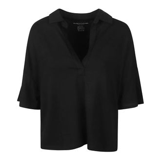 Majestic Filatures Majestic T-shirts und Poloshirts Schwarz - - Tops - Damen - Schwarzk - L