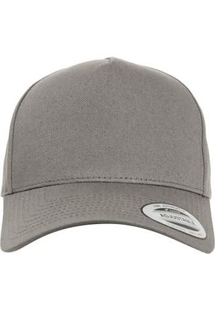 Flexfit Mixte 5-Panel Curved Classic Snapback Grey One Size Casquette, Gris, Taille Unique EU
