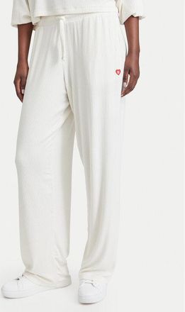 HUGO BOSS Pyjamahose Heart 50566660 Creme Relaxed Fit