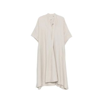 Ziggy Chen Panelled Short-sleeve Midi Dress