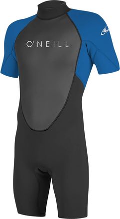 O'Neill Wetsuits Mens Reactor-2 2mm Back Zip Spring Wetsuit, Black/Ocean, XL