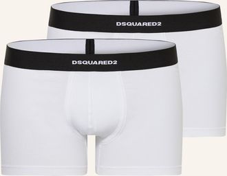 Dsquared2 2er-Pack Boxershorts weiss