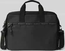 Bugatti Laptoptasche mit Label-Prints Modell Blanc Delight