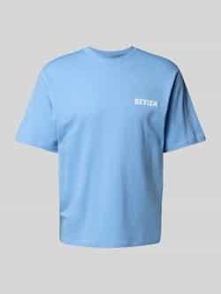 Review Regular Fit T-Shirt aus Baumwoll-Viskose-Mix