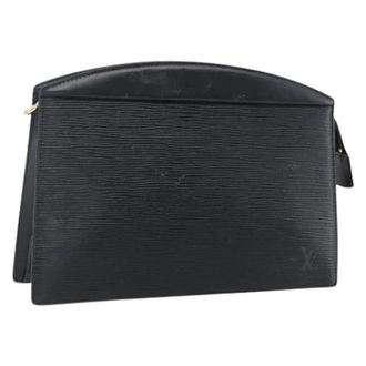 Louis Vuitton Pochette en cuir Pre-owned - Femme - Pre-owned - Noir - Taille: ONE Size