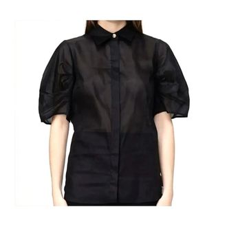 Elisabetta Franchi Camicia - Femme - Blouses et Chemises - Noir - Taille: 42 FR