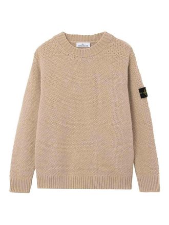 Stone Island Rundhalspullover - Grau