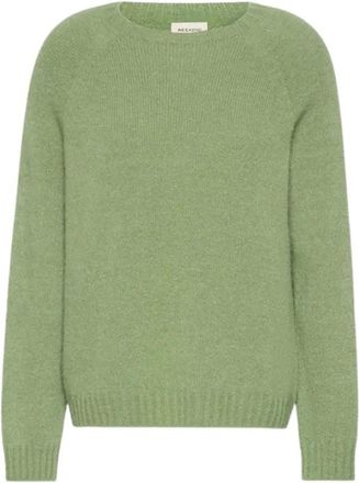 Max Mara Pull en alpaga et coton - Femme - Pulls - Vert - Taille: 36 FR