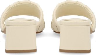 Bottega Veneta Womens Sandals Park Ivory Leather