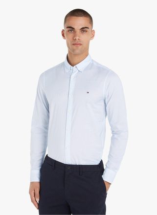 Tommy Hilfiger Chemise en coton m&eacute;lang&eacute;