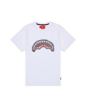 Sprayground Sprayground | Scribble Embroidery Shark Reg T-Shirt - XS