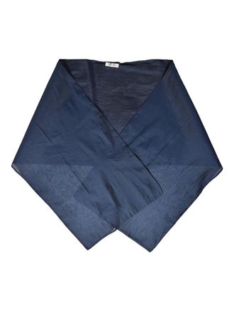 Max Mara Schal mit eckiger Form - Blau