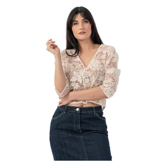 Kocca Damen, Blusen & Hemden, Beige, LGr&ouml;&szlig;e