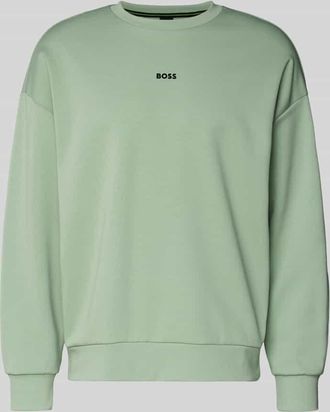 HUGO BOSS Regular Fit Sweatshirt aus Baumwoll-Mix Modell STENSON