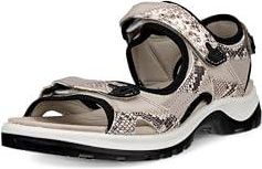 Ecco Womens Yucatan Sport Sandal, Gravel Patchwork, 7-7. 5