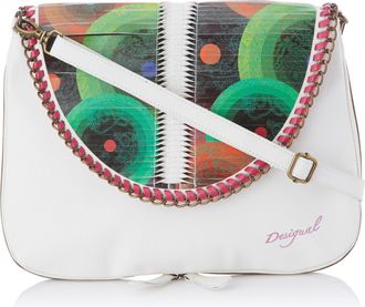 Desigual 40x5162, Damen Umhängetasche Einheitsgröße, Weiß - Blanc(1001) - Größe: Einheitsgröße