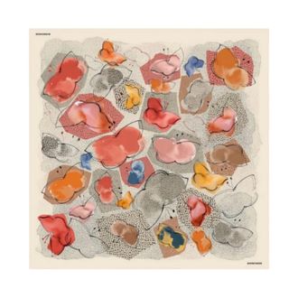 Borbonese Femme, Accessoires, Multicolore, Taille: ONE Size Foulard Farfalle