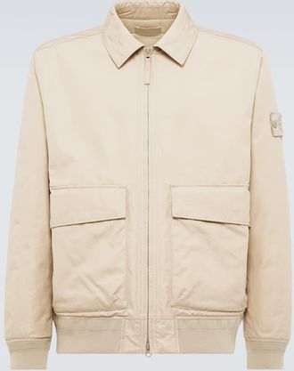 Stone Island Jacke Ghost Compass aus Baumwoll-Canvas