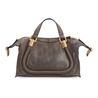 Chloé Femme, Sacs, Brun, Taille: ONE Size Paraty 24 Piccola Sac bandoulière en cuir