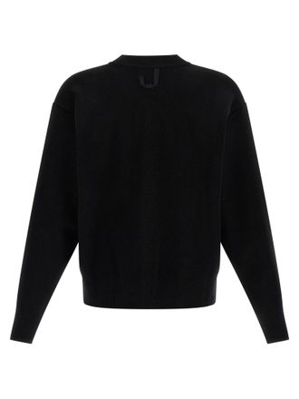 Jacquemus Mens Black Merino Wool Cardigan Clothing