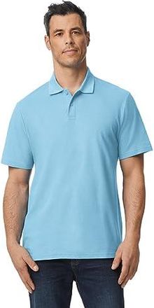 Gildan Softstyle - Polo - Homme (4XL) (Bleu Clair)