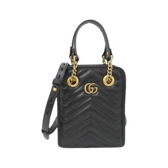 Gucci Sac Mini Quilt&eacute; Pre-owned - Femme - Pre-owned - Noir - Taille: ONE Size