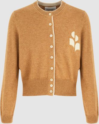 Isabel Marant Cardigan Lona Camel Light Grey