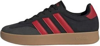 adidas Homme BARREDA Shoes, Core Black/Better scarlet/GUM10, 45 1/3 EU