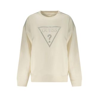 Guess Damen, Sweatshirts & Hoodies, Wei&szlig;, XLGr&ouml;&szlig;e