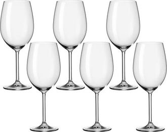 Leonardo Leonardo Daily Bordeaux-Gl&auml;ser, Rotwein-Kelch mit Stiel, sp&uuml;lmaschinenfeste Wein-Gl&auml;ser, 6er Set, 640 ml, 063317